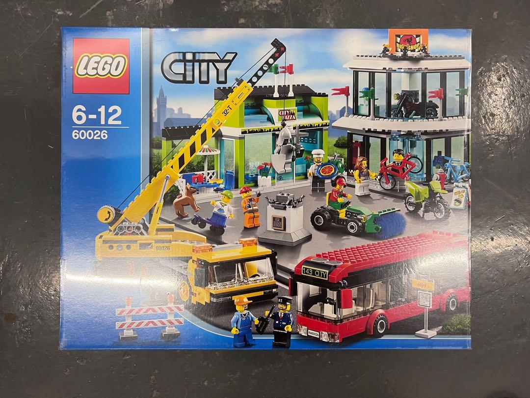 全新絕版靚盒 LEGO 60026 City系列 Town Square (已包膠靚8角靚盒), 興趣及遊戲, 玩具 & 遊戲類 ...