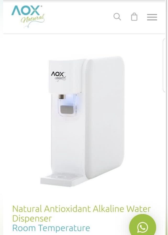 AOX lite alkaline water filter system, TV & Home Appliances, Kitchen ...