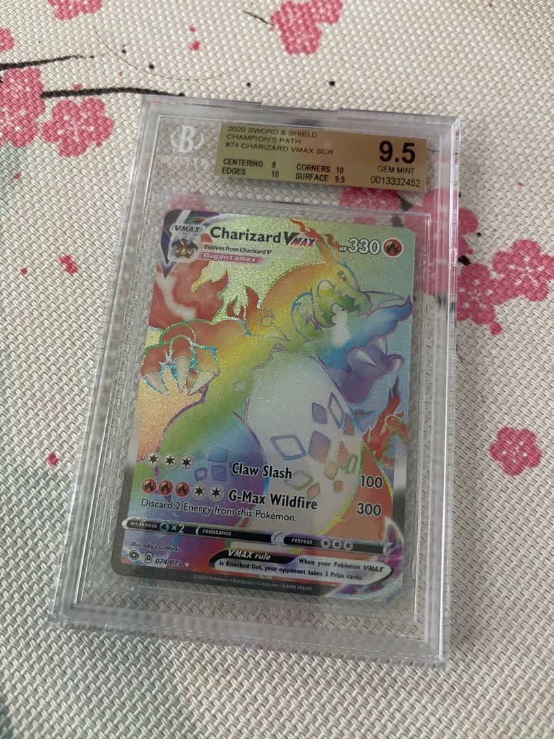 BGS 9.5 Rainbow Charizard VMAX, Hobbies & Toys, Toys & Games on Carousell