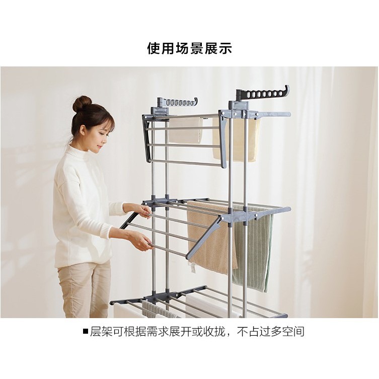 Brand New 3 Layers of Clothes Hanger Rack Laundry Drying Rack ...