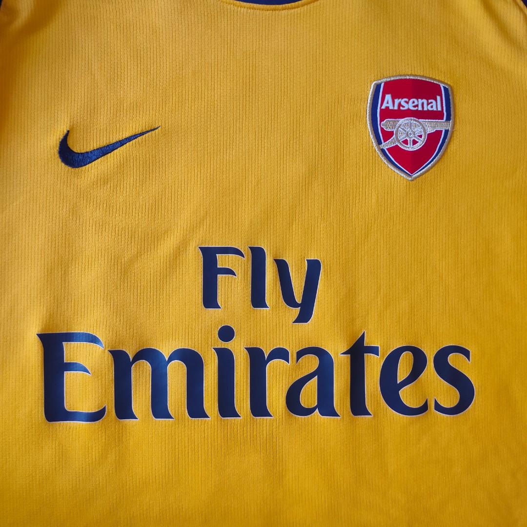 CLASSIC ARSENAL F.C AWAY KIT | Samir Nasri 2008-2009 Jersey, Men's ...