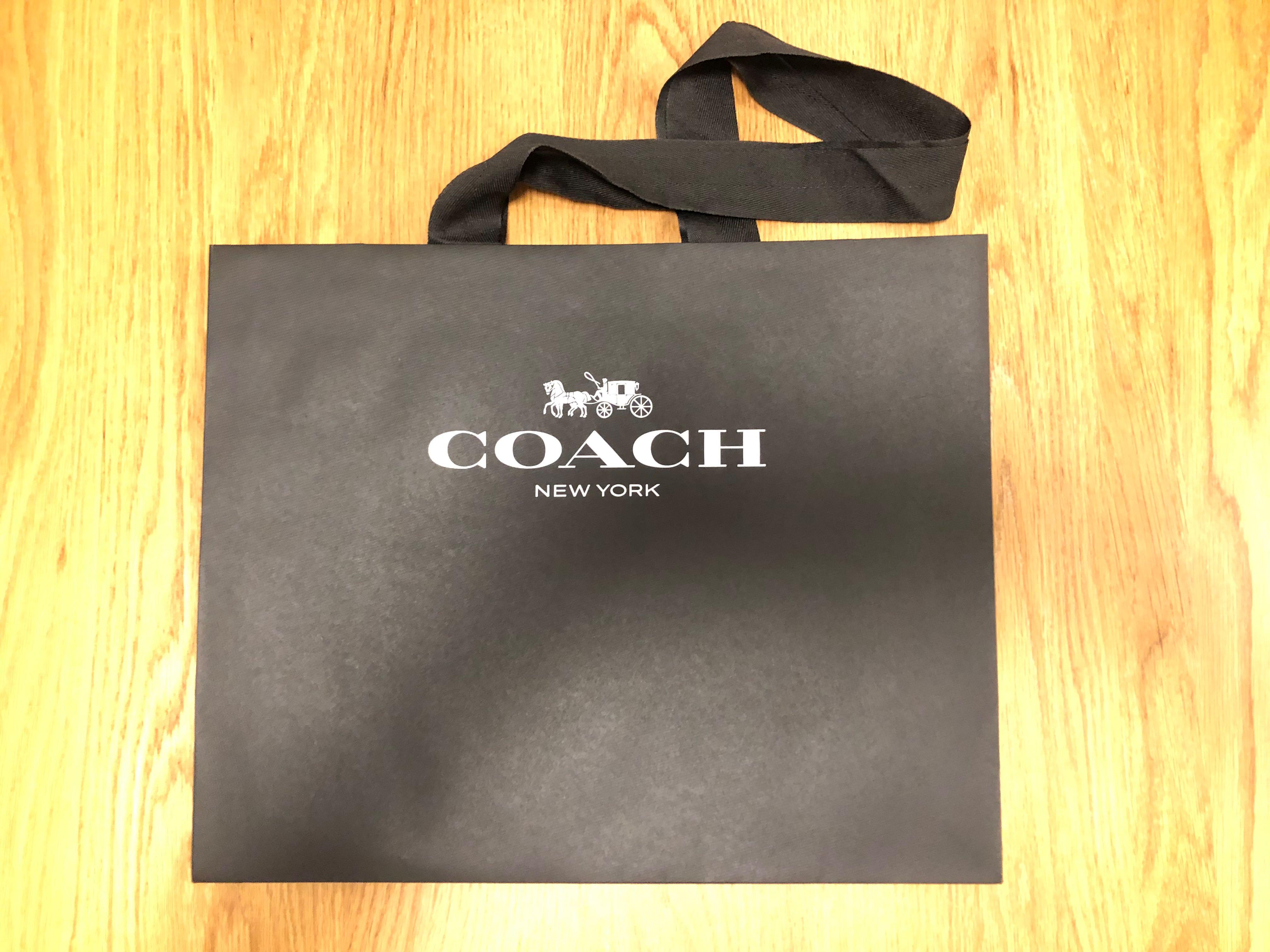 Coach Paper Bag, Luxury, Bags & Wallets on Carousell