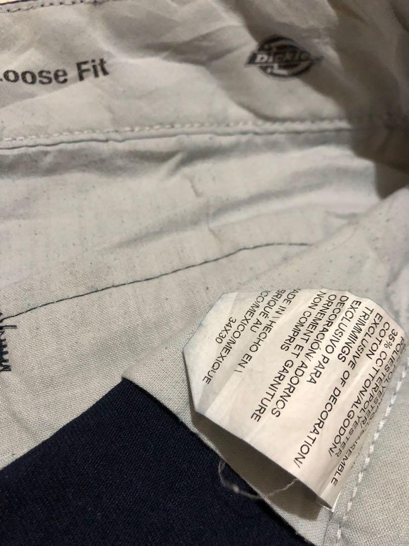 Dickies Navy Blue Double Knee Mens Fashion Bottoms Trousers On Carousell