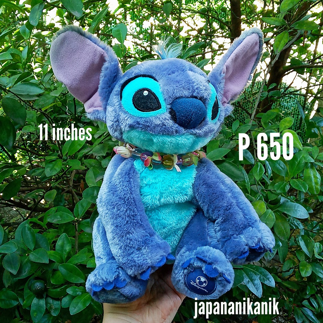 Disney Classic Stitch with Disney Store Badge/Marking Stuffed Toy ...