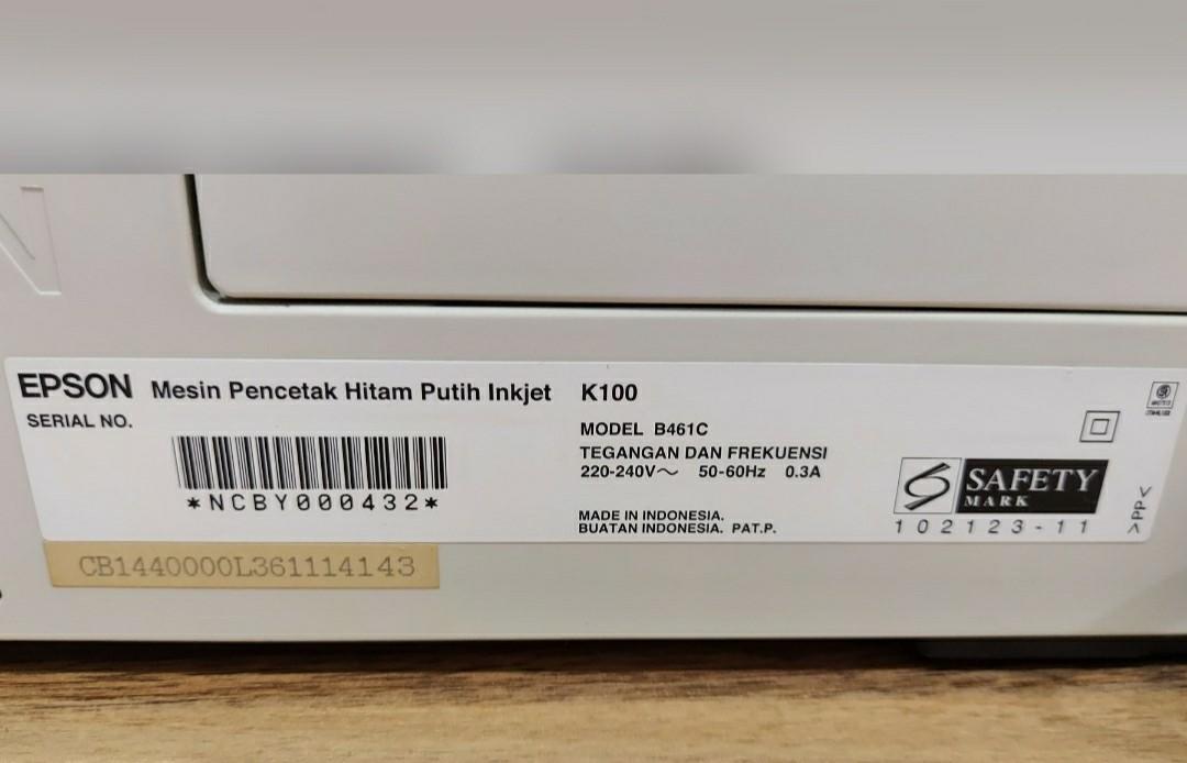 Epson k100 printer, Computers & Tech, Printers, Scanners & Copiers on ...