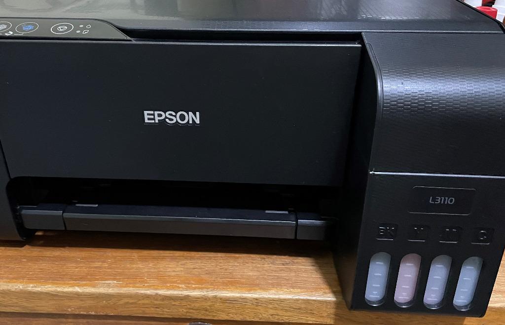 EPSON L3110 Ecotank printer, Computers & Tech, Printers, Scanners ...