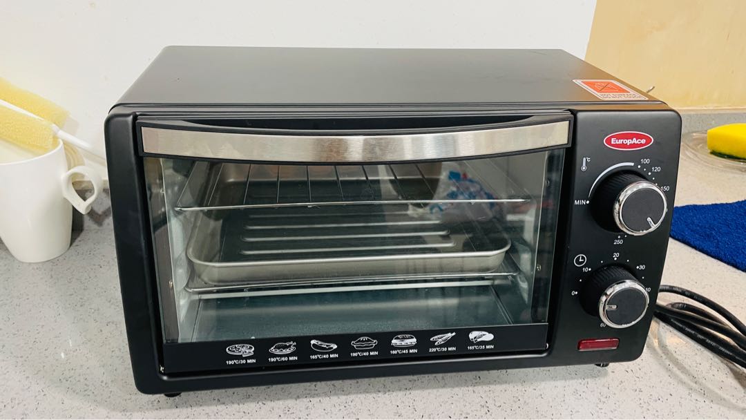 EuropAce Toaster Oven, Black, TV & Home Appliances, Kitchen Appliances ...