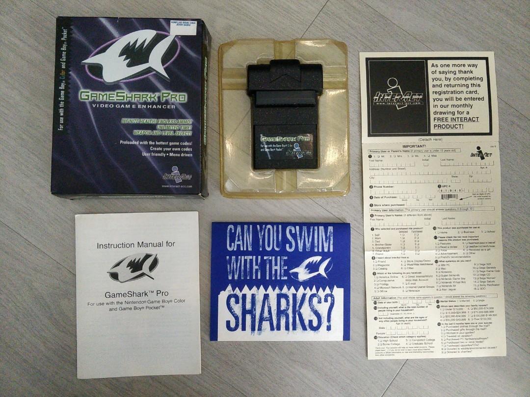 GameShark Pro V3.0 for Game Boy Color and Game Boy Pocket, Hobbies ...