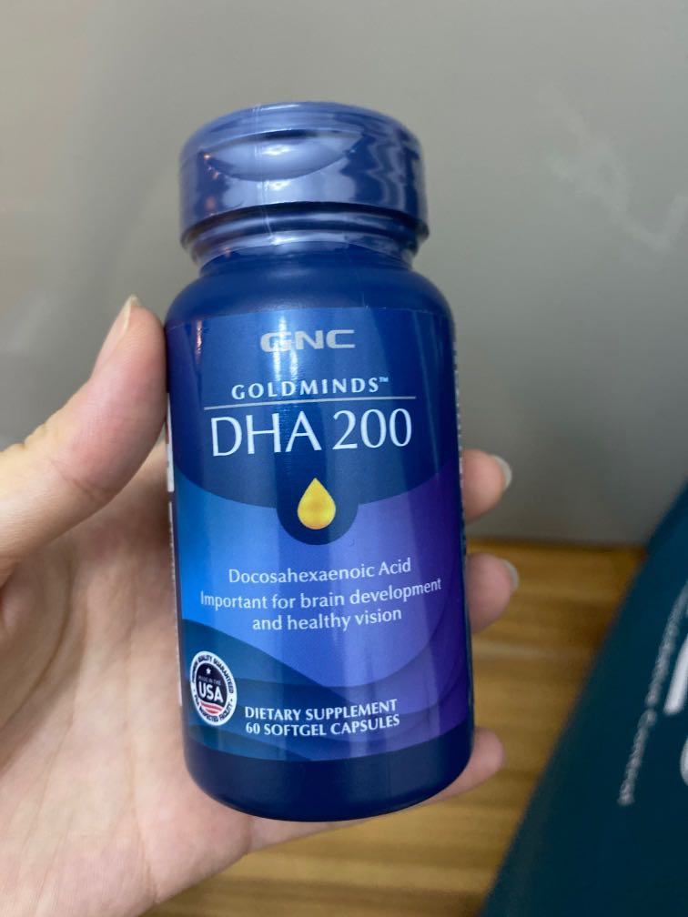 GNC DHA 200, Health & Nutrition, Health Supplements, Vitamins ...