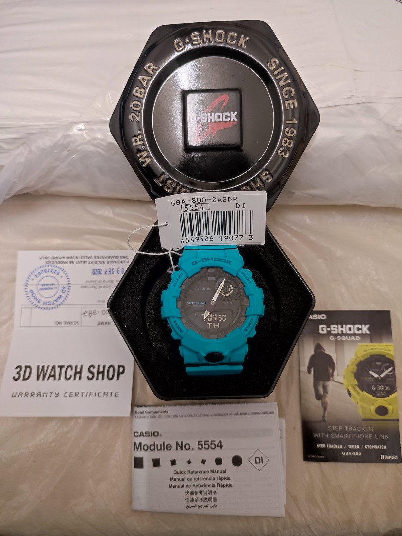 G-Shock GBA 800 Blue color, Men's Fashion, Watches & Accessories ...
