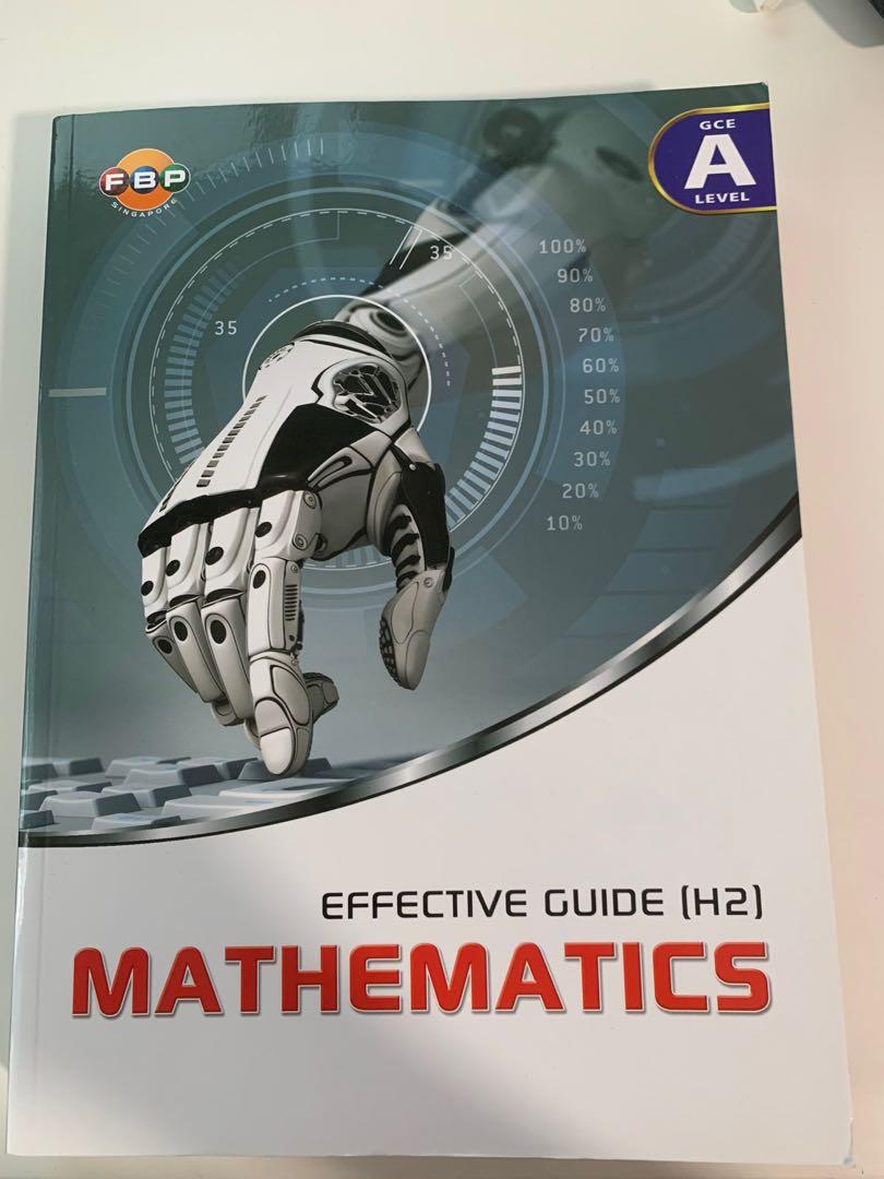 H2 Mathematics Effective Guide (U.P $25.90), Hobbies & Toys, Books ...