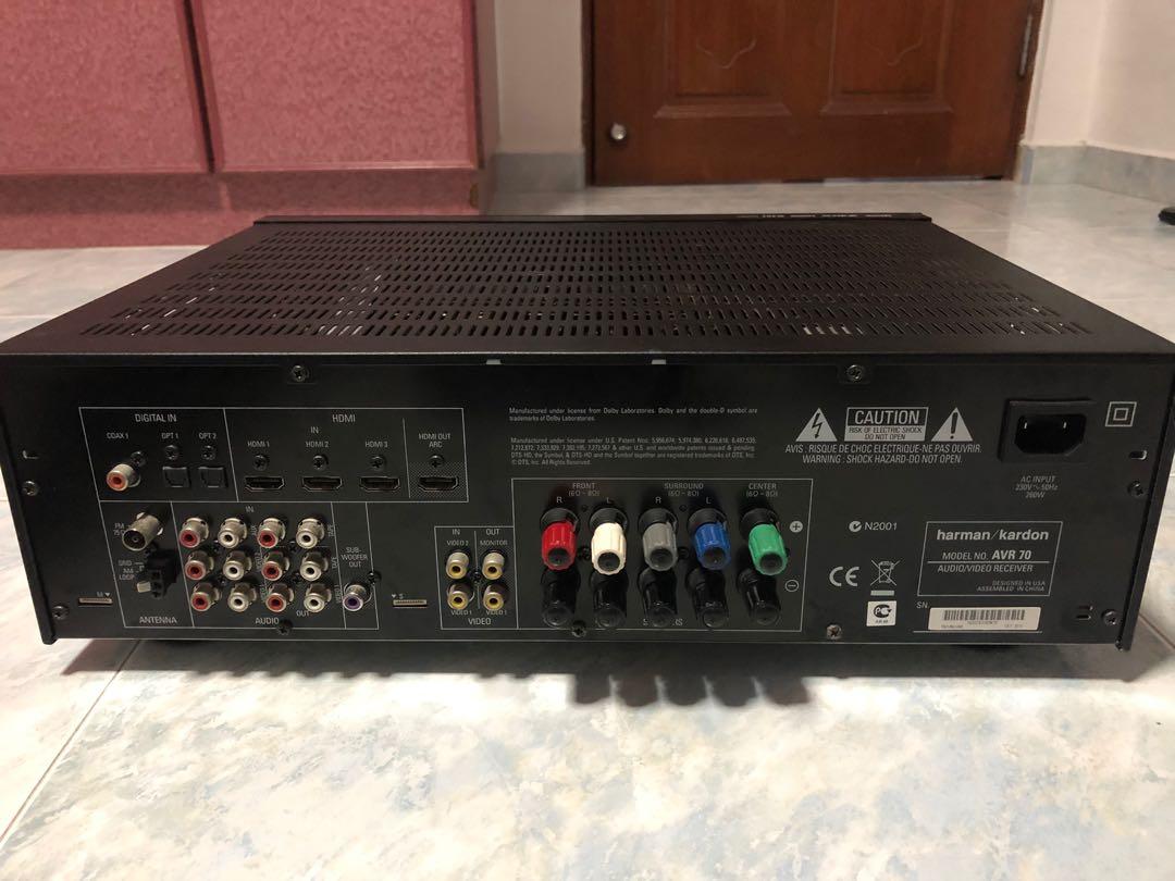 Harman Kardon AVR70 Receiver / Amplifier, Audio, Soundbars, Speakers ...