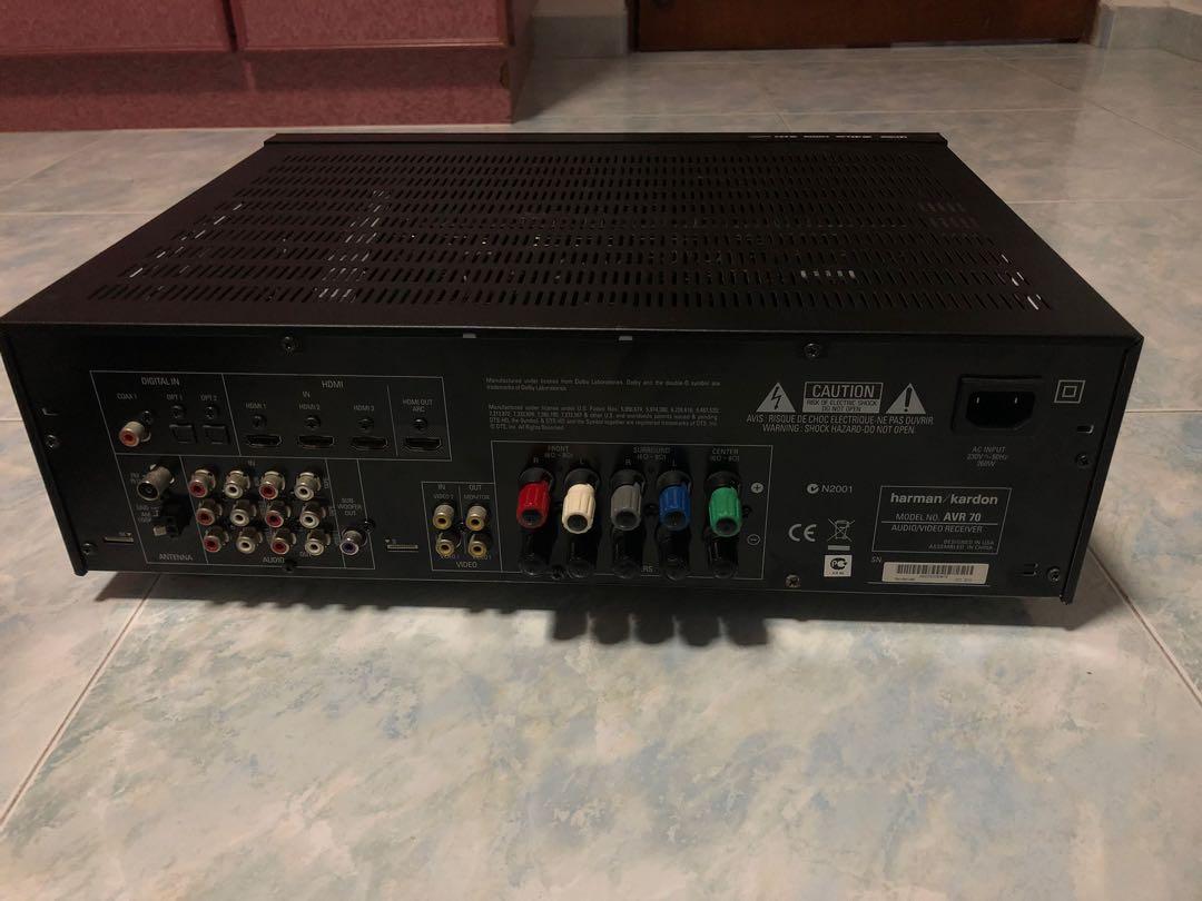 Harman Kardon AVR70 Receiver / Amplifier, Audio, Soundbars, Speakers ...