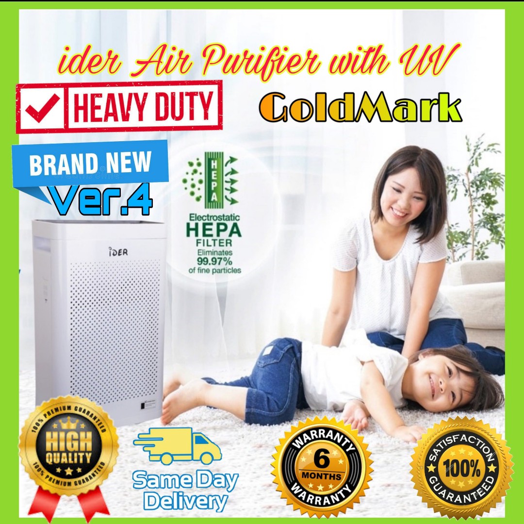 iDer V4 Air Purifier Air Purifier with UV, TV & Home Appliances, Air ...