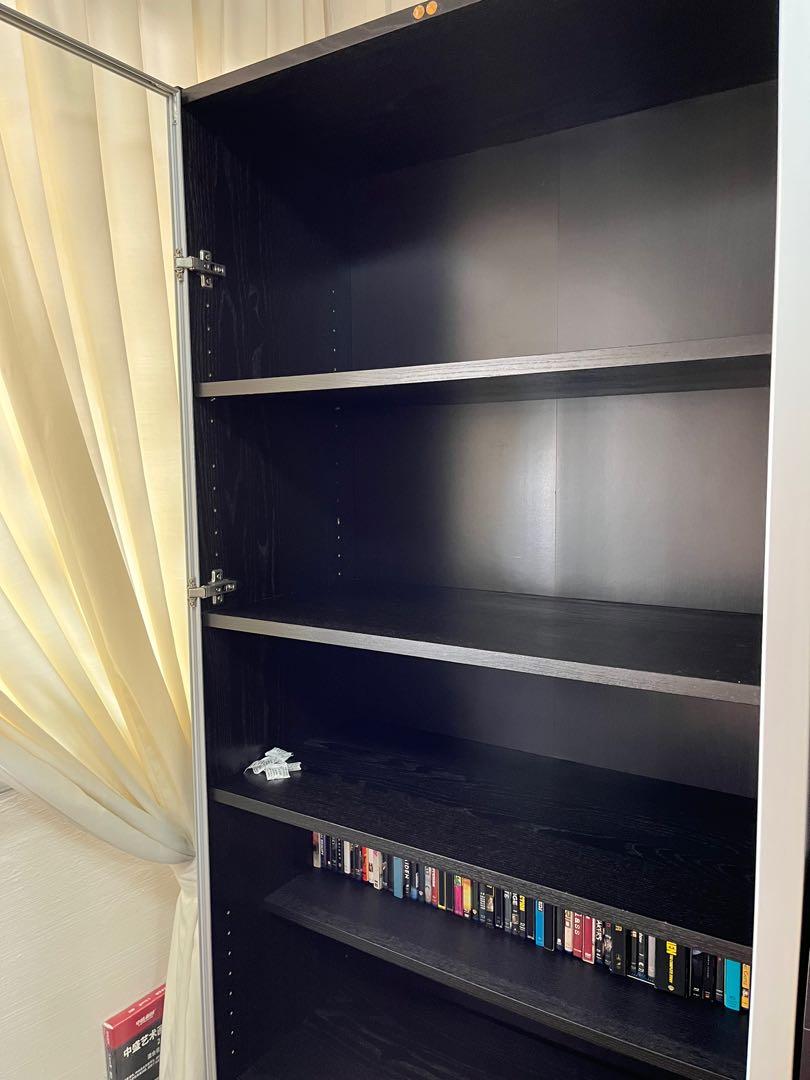 IKEA billy bookcase Glass door Display Cabinet Statue Marvel legends ...