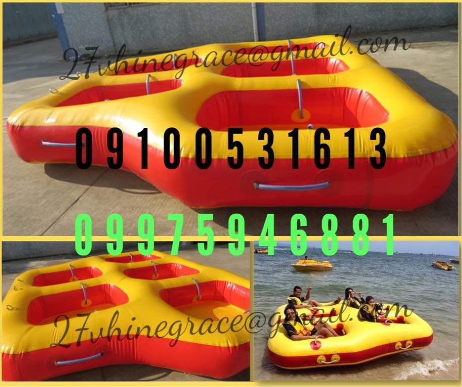 Inflatable Water Towable Tube Ski Boat, Sports Equipment, Sports ...