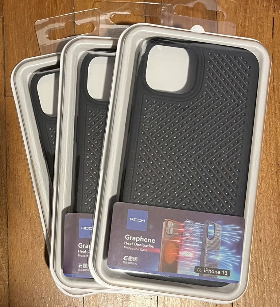 [Last Piece] iPhone 13 Graphene Heat Dissipating Case in Black, Mobile ...