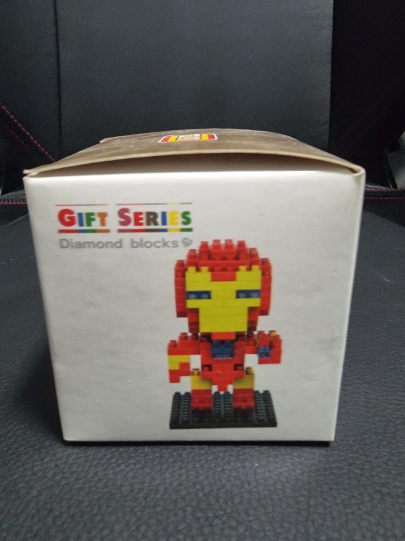 Iron man block figurine, Hobbies & Toys, Toys & Games on Carousell