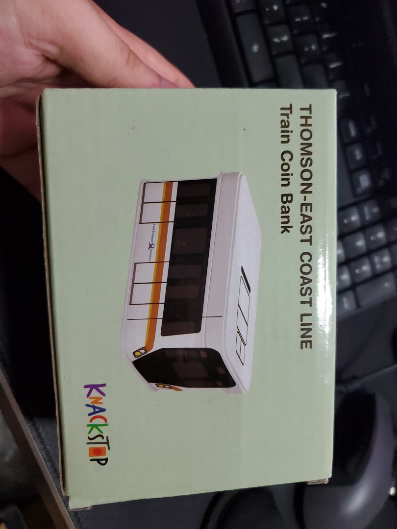 Knackstop Thomson-East Coast MRT Line Train Coin Bank, Everything Else ...