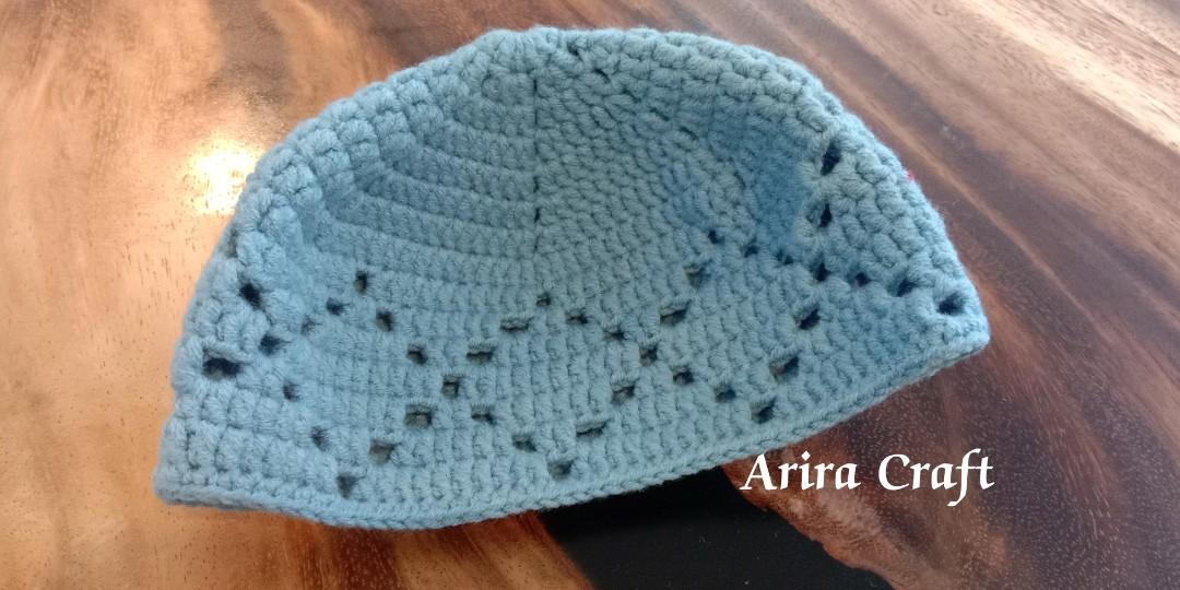 Kopiah Diamond Kait Crochet Kuhfi, Men's Fashion, Watches & Accessories ...