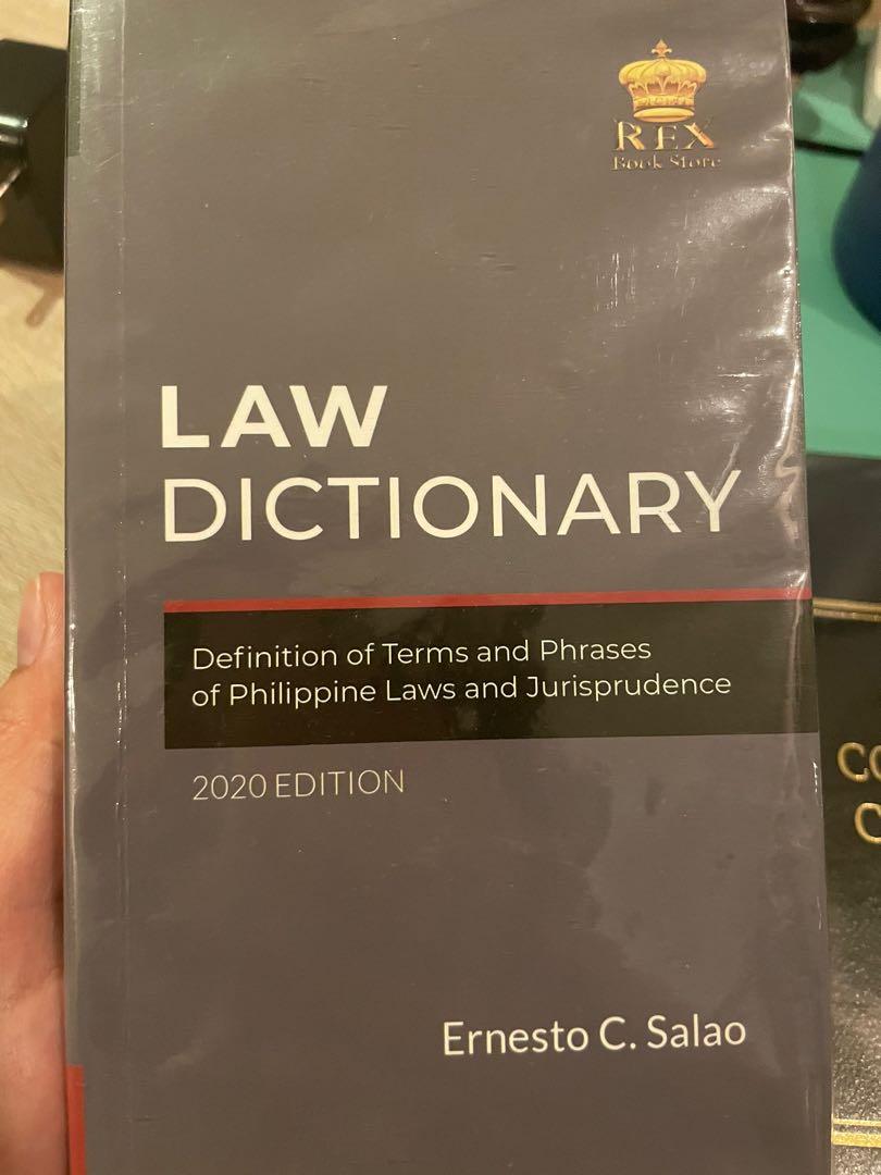 Law Dictionary (2020) by Ernesto Salao, Hobbies & Toys, Books ...