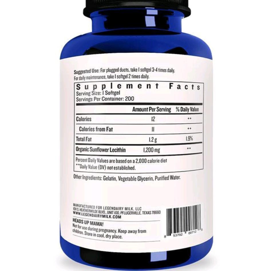 Legendary Milk : Sunflower Lecithin, Health & Nutrition, Health ...