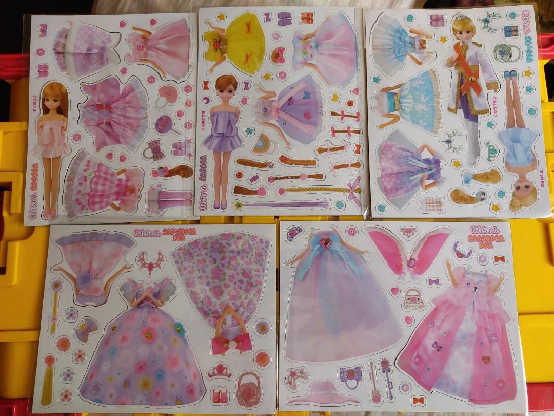 Licca Magnetic Paper Dolls, Hobbies & Toys, Toys & Games on Carousell
