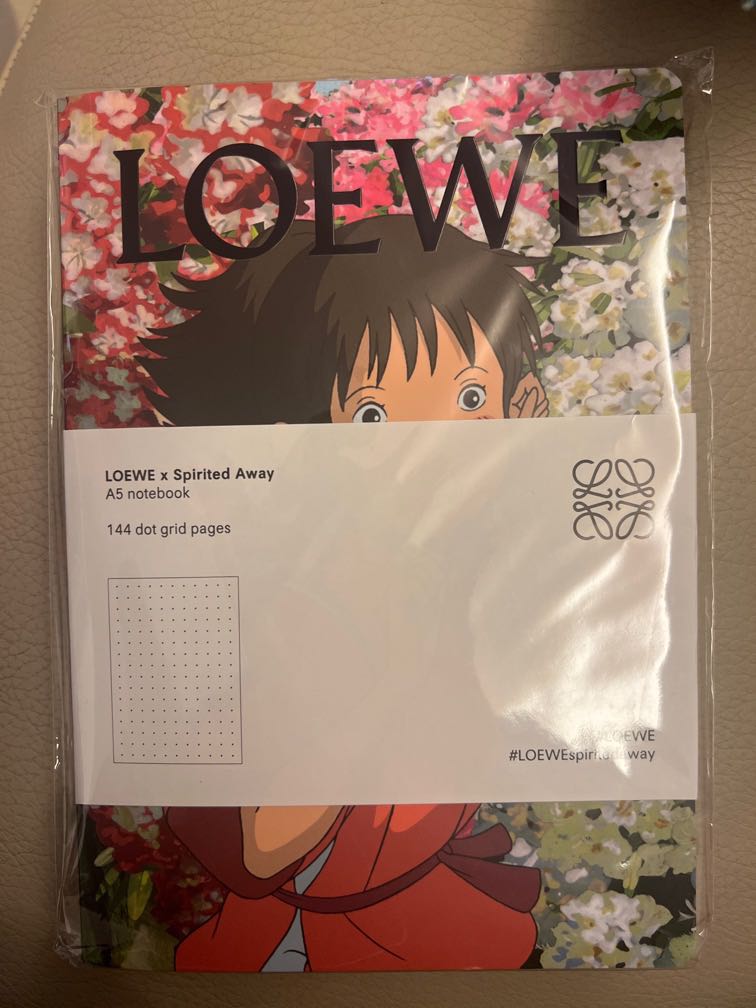Loewe Spirited Away Notebook, 名牌, 飾物及配件 - Carousell