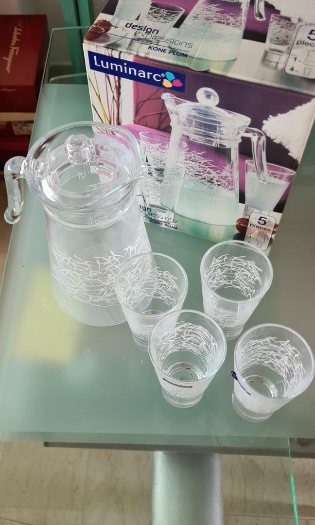 Luminarc 5 piece set, Furniture & Home Living, Kitchenware & Tableware ...