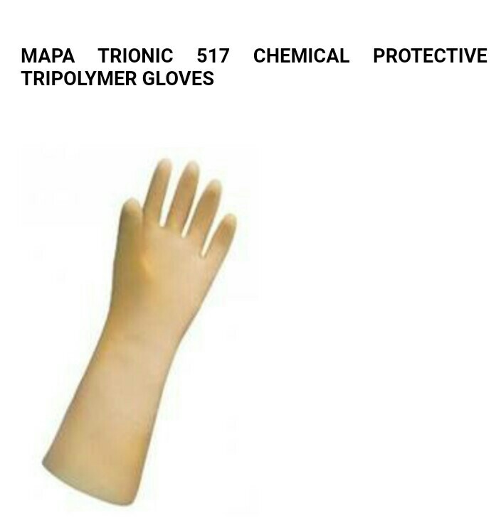 MAPA TRIONIC 517 CHEMICAL PROTECTIVE TRIPOLYMER GLOVES, Commercial ...