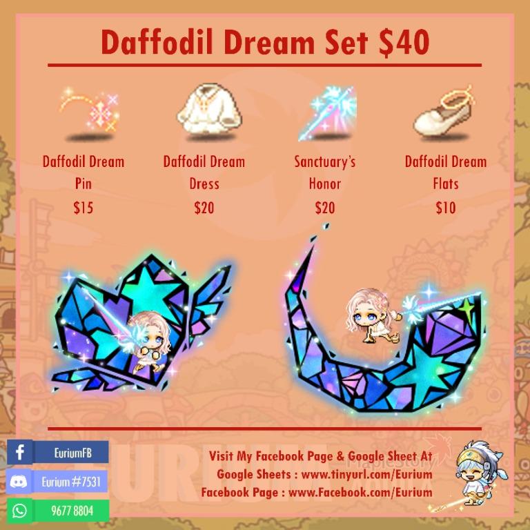 MapleSEA Aquila Cash Item 4 Piece Set, Video Gaming, Gaming Accessories ...