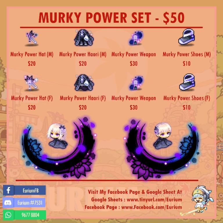 MapleSEA Aquila Cash Item 4 Piece Set, Video Gaming, Gaming Accessories ...