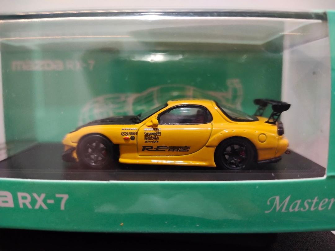 Master Model Mazda RX7 RE Amemiya Yellow, Hobbies & Toys, Collectibles ...