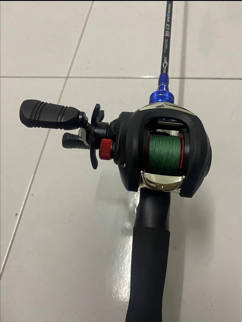 Mesin casting + rod pancing mancing fishing rod BC, Sports Equipment ...