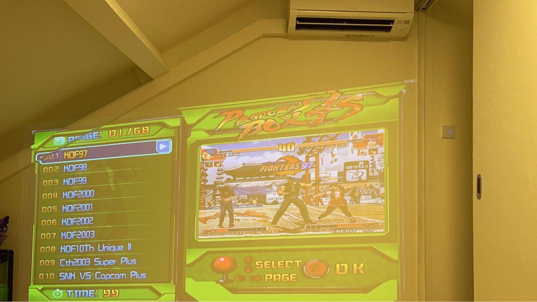 Metal Box 5S Home Arcade Games Console Machine Joystick 645 in 1, Video ...