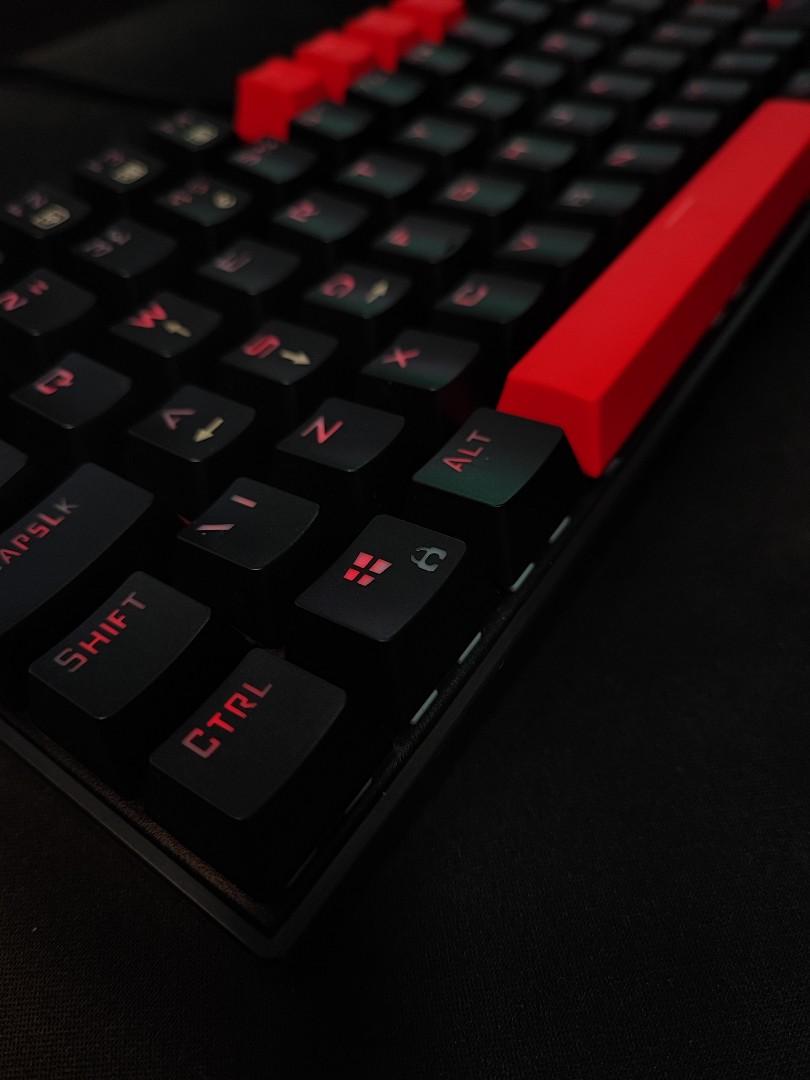 Modded Redragon K552 TKL Gaming Mechanical Keyboard (Sound Test In ...