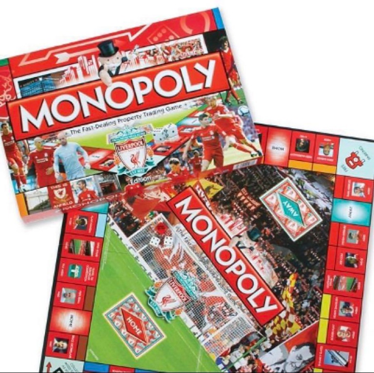Monopoly Board Game - LFC Limited Edition, Hobbies & Toys, Toys & Games ...