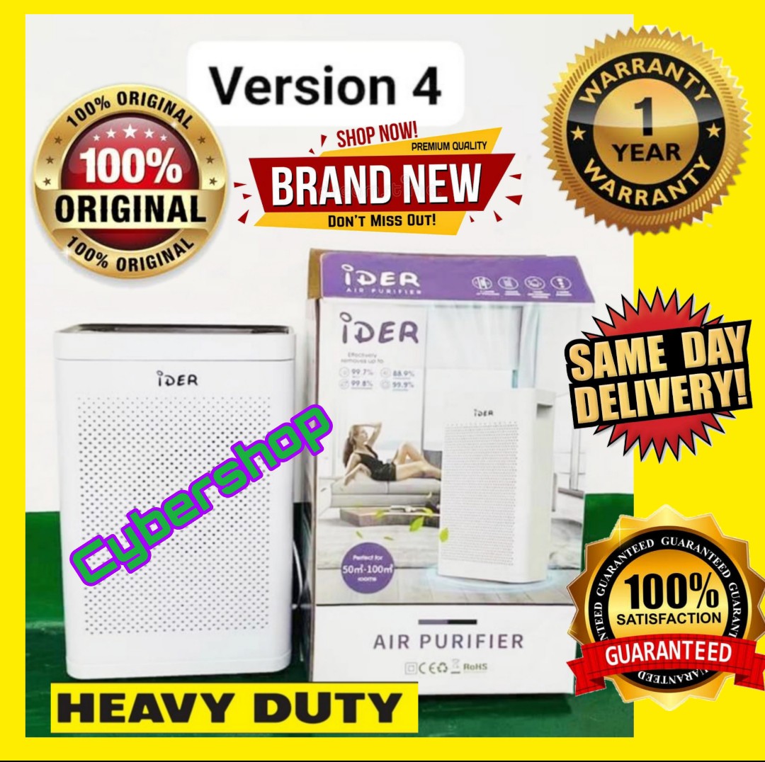 New iDer V4 Air Purifier Air Purifier with UV, TV & Home Appliances ...