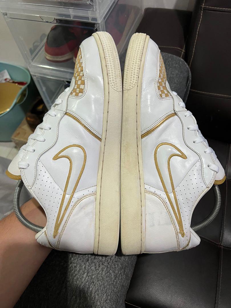 Nike Air Zoom Infiltrator Low White Gold 12UK, Men's Fashion, Footwear ...