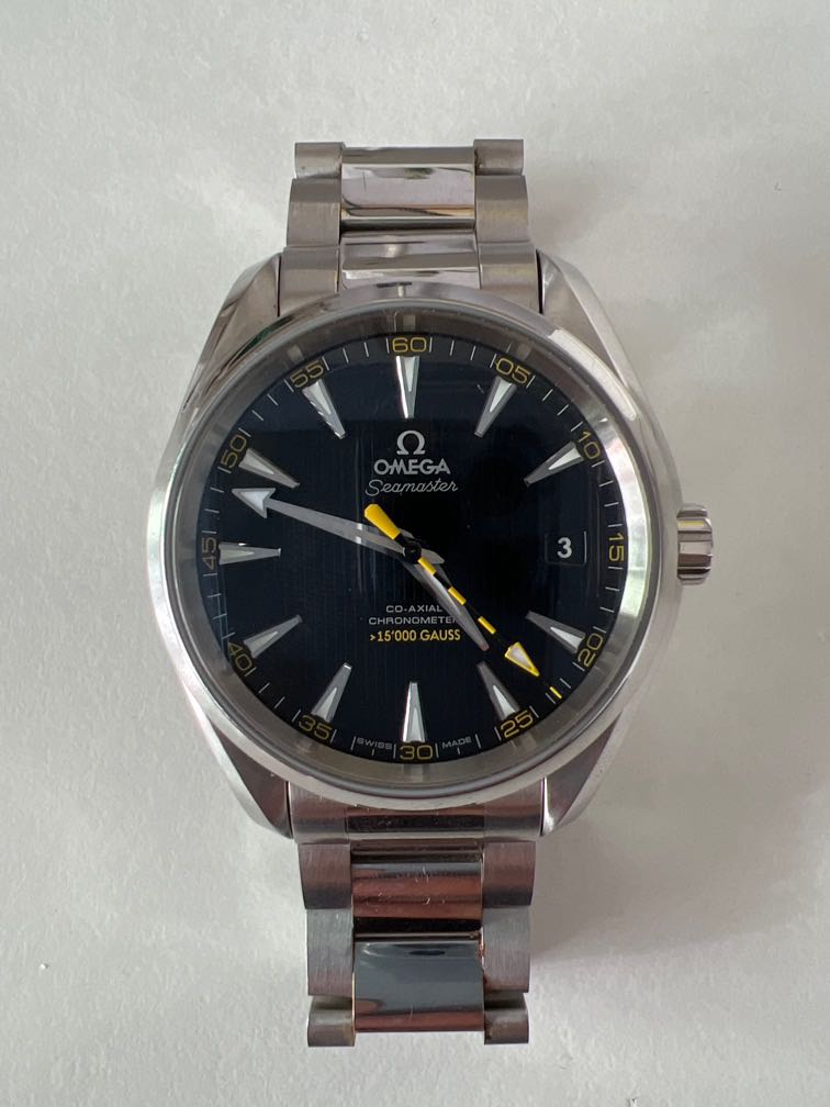 Omega Aqua Terra aka Bumblebee, Luxury, Watches on Carousell
