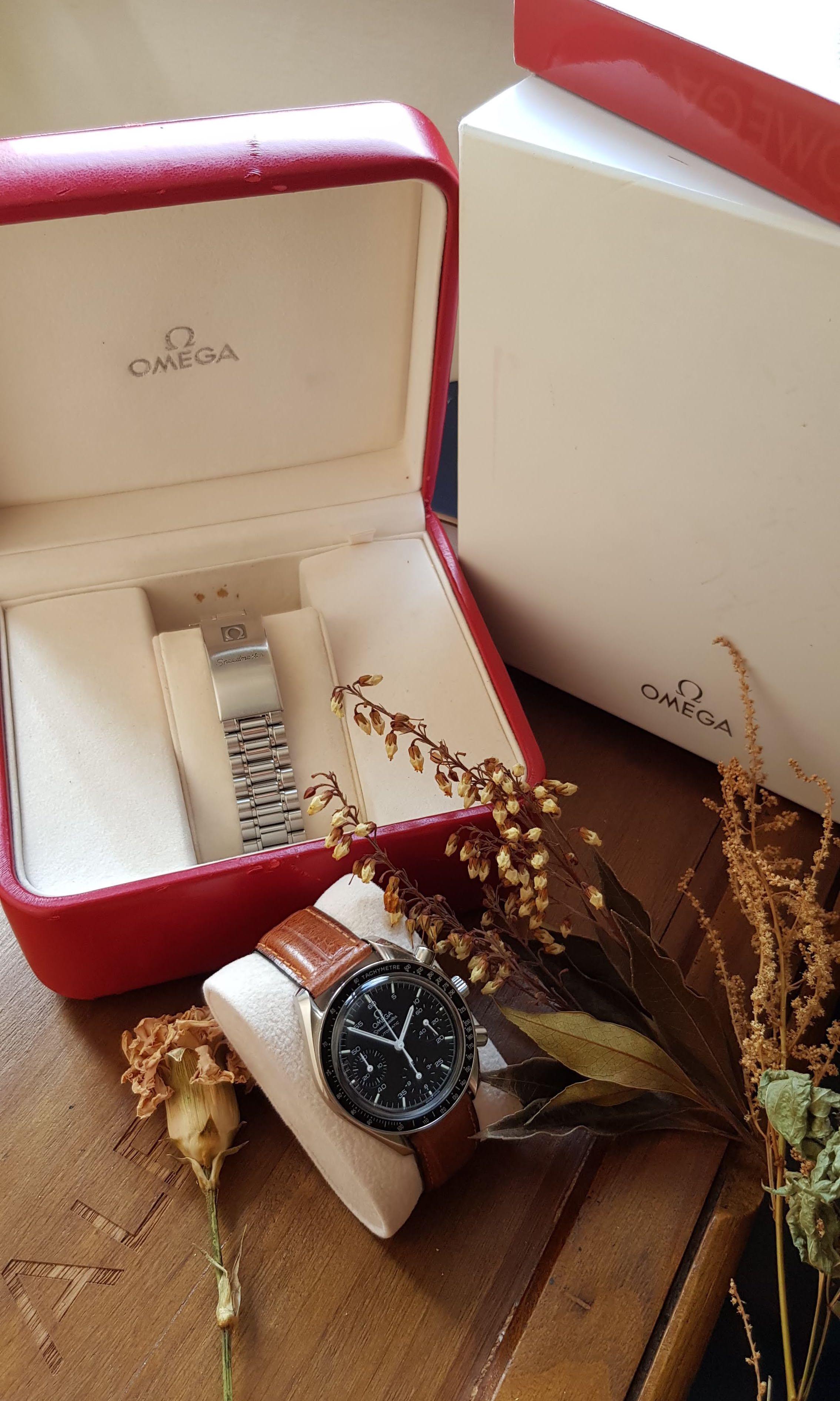 (SOLD) Omega Speedmaster Reduced with Box and Receipt, Luxury, Watches ...