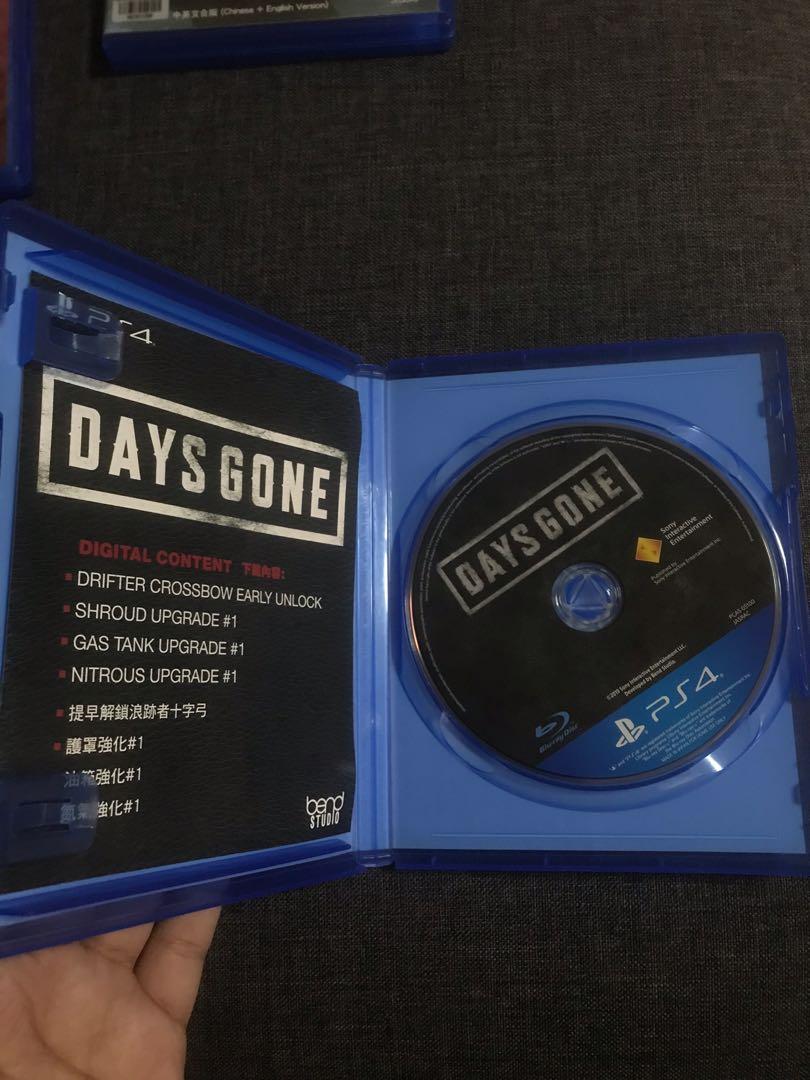 Original DAYS GONE PS4 cd, Video Gaming, Video Games, PlayStation on ...
