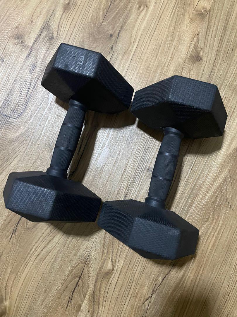 Pair of 10KG weights, Sports Equipment, Exercise & Fitness, Weights ...