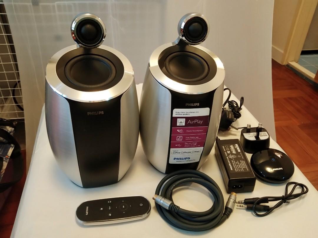 Philips Fidelio SoundSphere Mini Premium studio speakers, 音響器材 ...