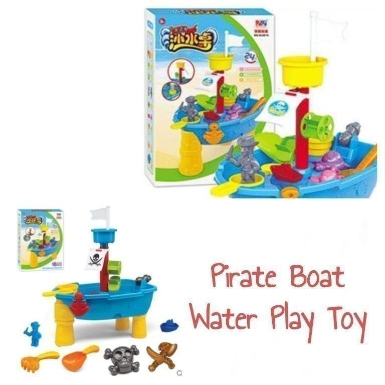Pirate Boat Water Play Toy, Hobbies & Toys, Toys & Games on Carousell
