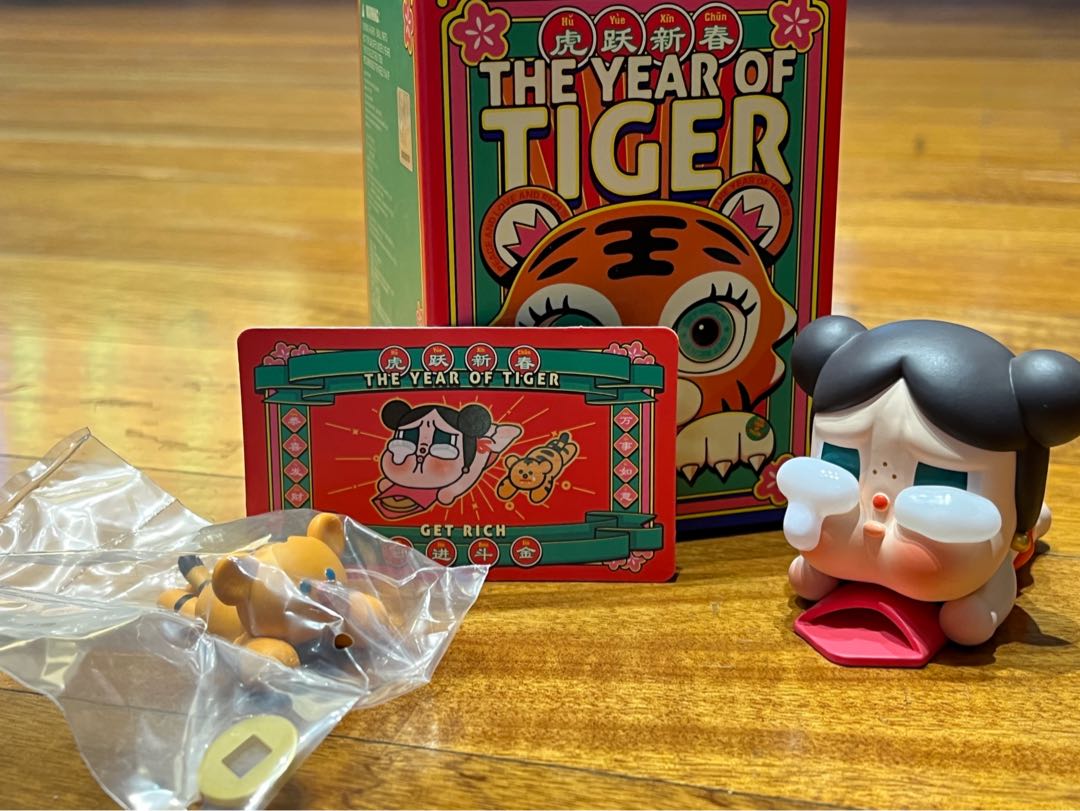 Pop mart - The year of Tiger crybaby and yuki series, Hobbies & Toys ...