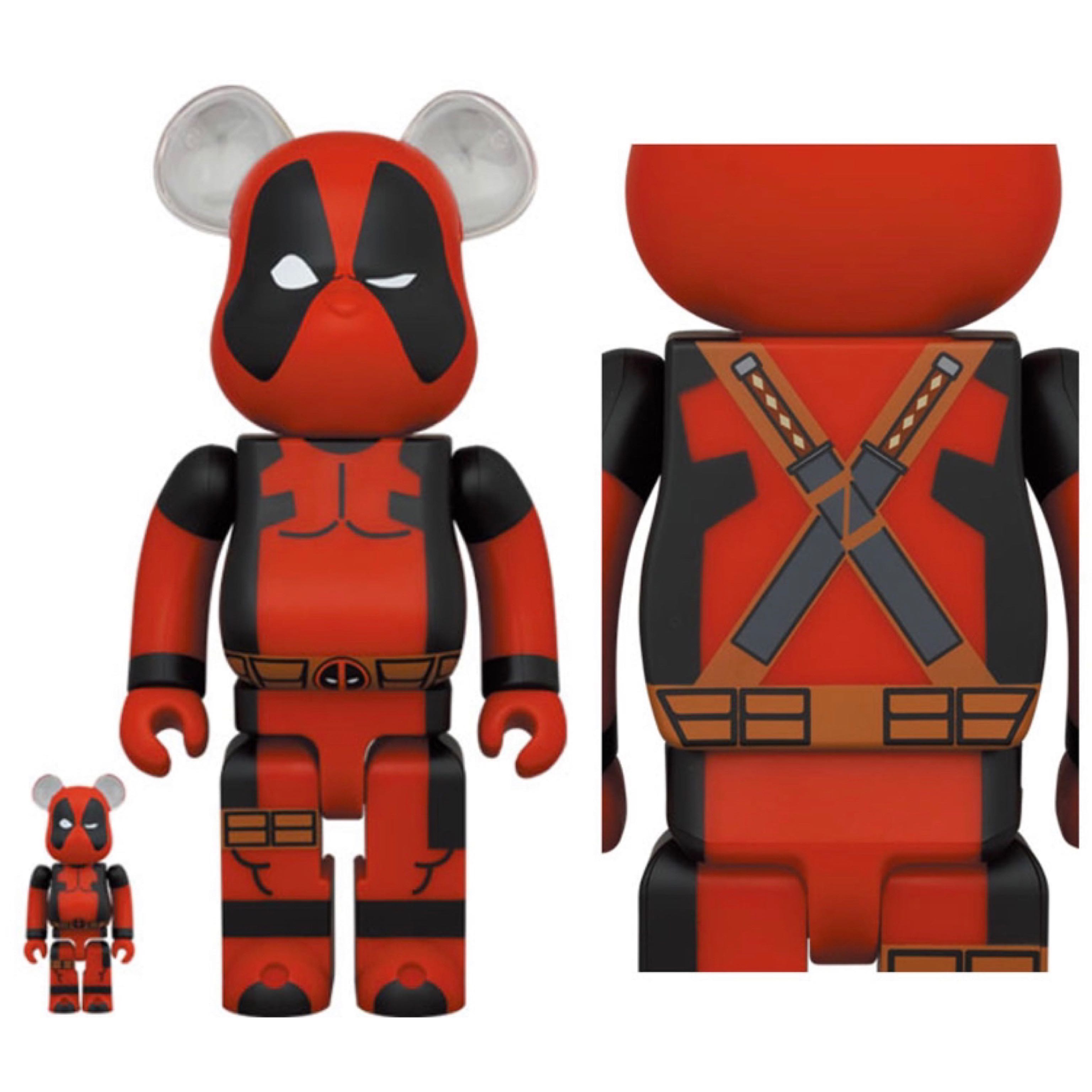 [Preorder]Bearbrick Deadpool 100% + 400% Set, Hobbies & Toys, Toys ...