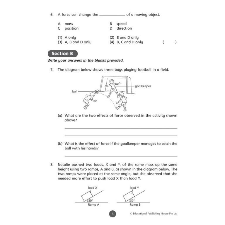 Primary 6 Science Weekly Revision-New Syllabus /Primary 6 Science ...
