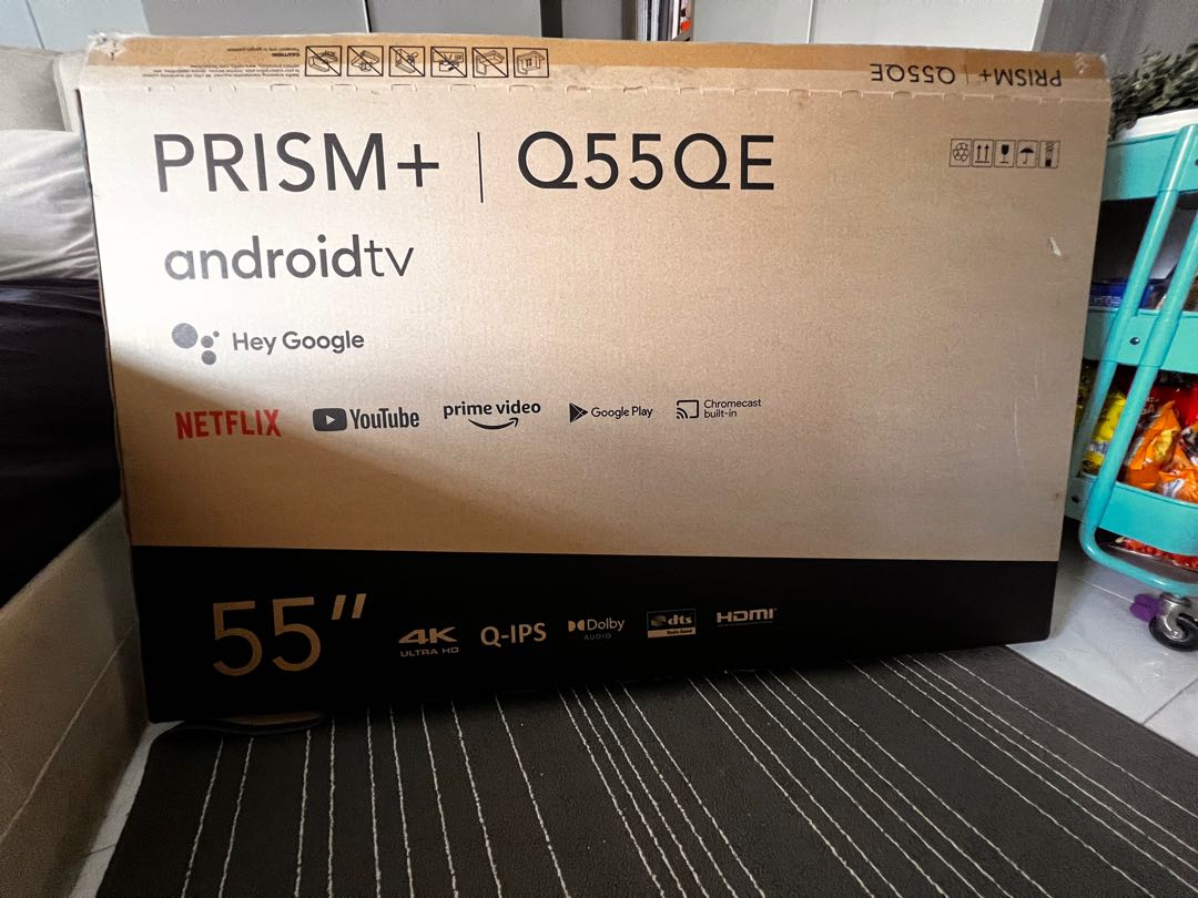 Prism+ Q55E box, TV & Home Appliances, TV & Entertainment, TV on Carousell