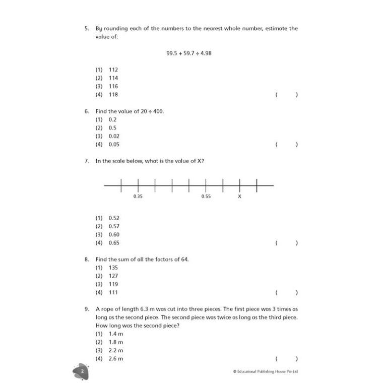 PSLE Mathematics Revision Pack–Numbers & Algebra/PSLE Mathematics ...